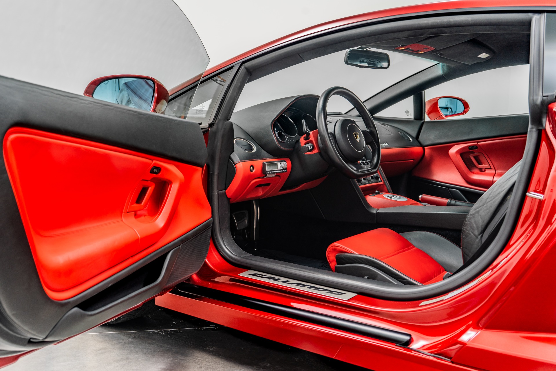 Interior Vermelho Lamborghini Gallardo