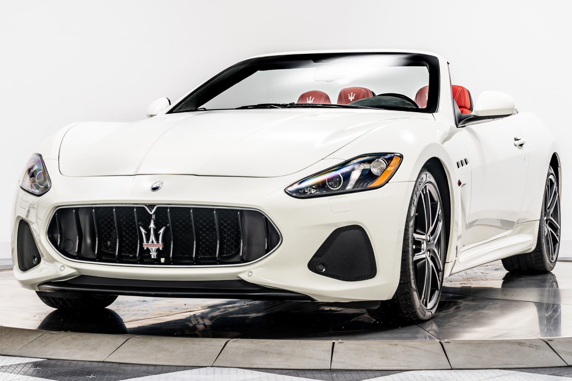 White Maserati Convertible