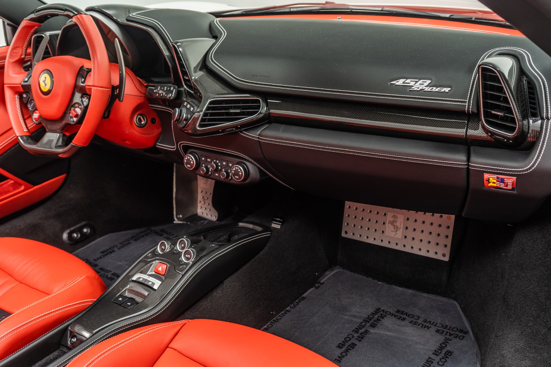 Ferrari 458 Italia Red Interior