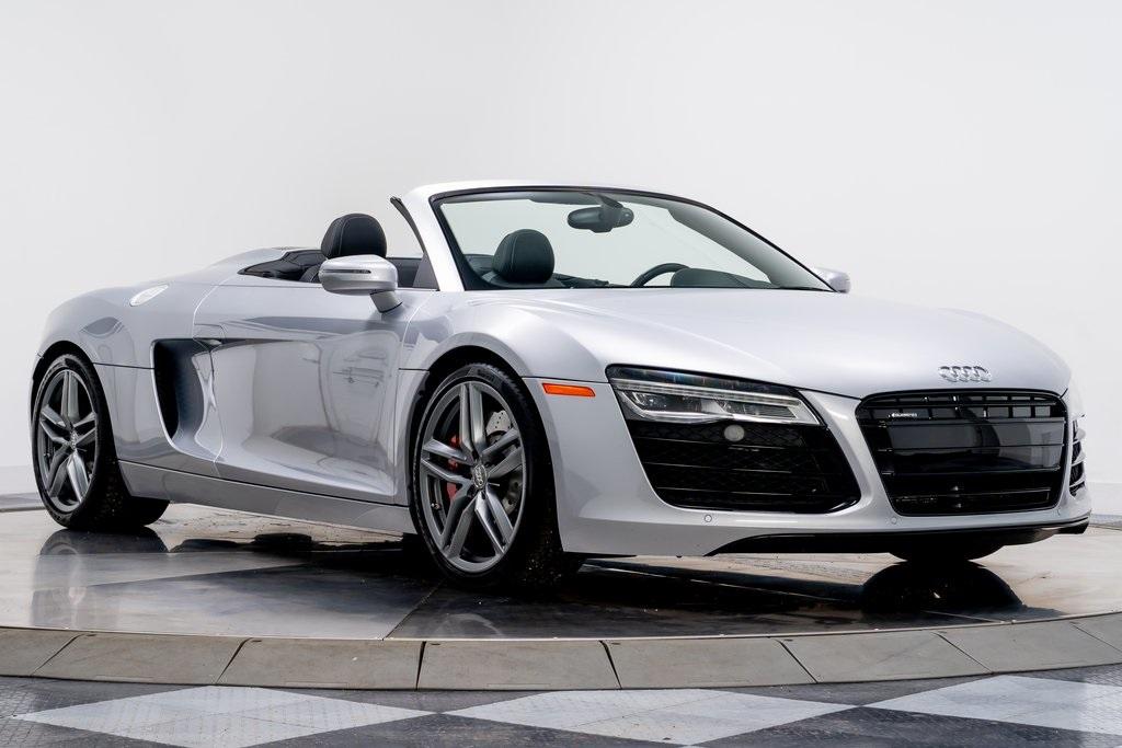 Audi R8 Spyder Silver