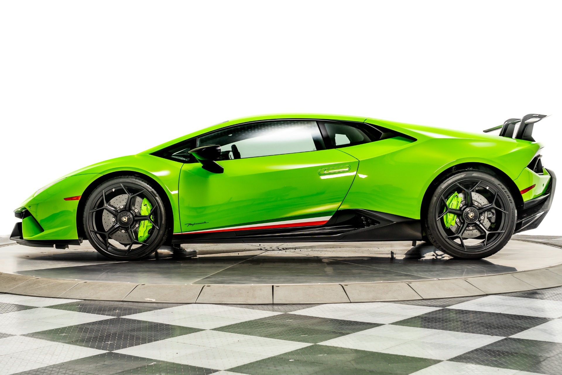 Lamborghini Huracan Lateral Verde