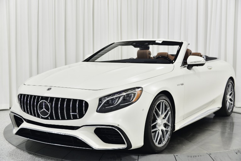 Used 2019 Mercedes Benz S63 AMG Cabriolet For Sale Sold Marshall Goldman Beverly Hills Stock BS63CBWH