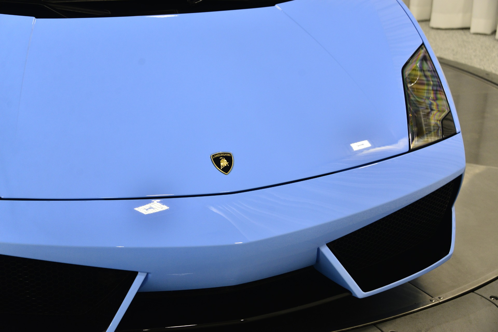 Baby Blue Lamborghini Gallardo
