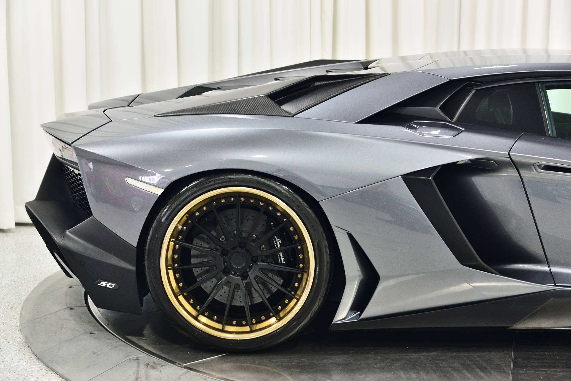 Lamborghini Gold And Silver