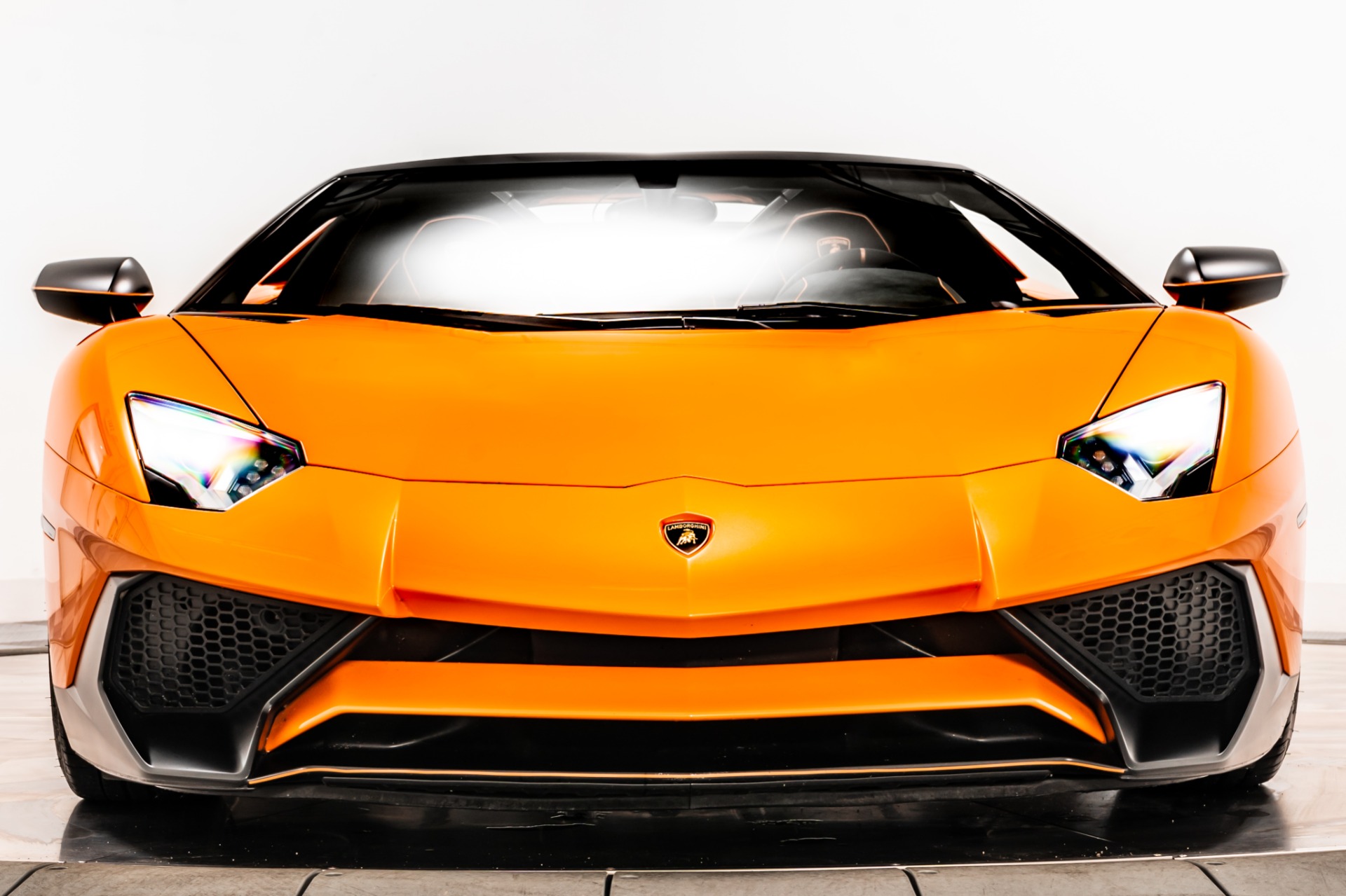 Front View Of A Lamborghini