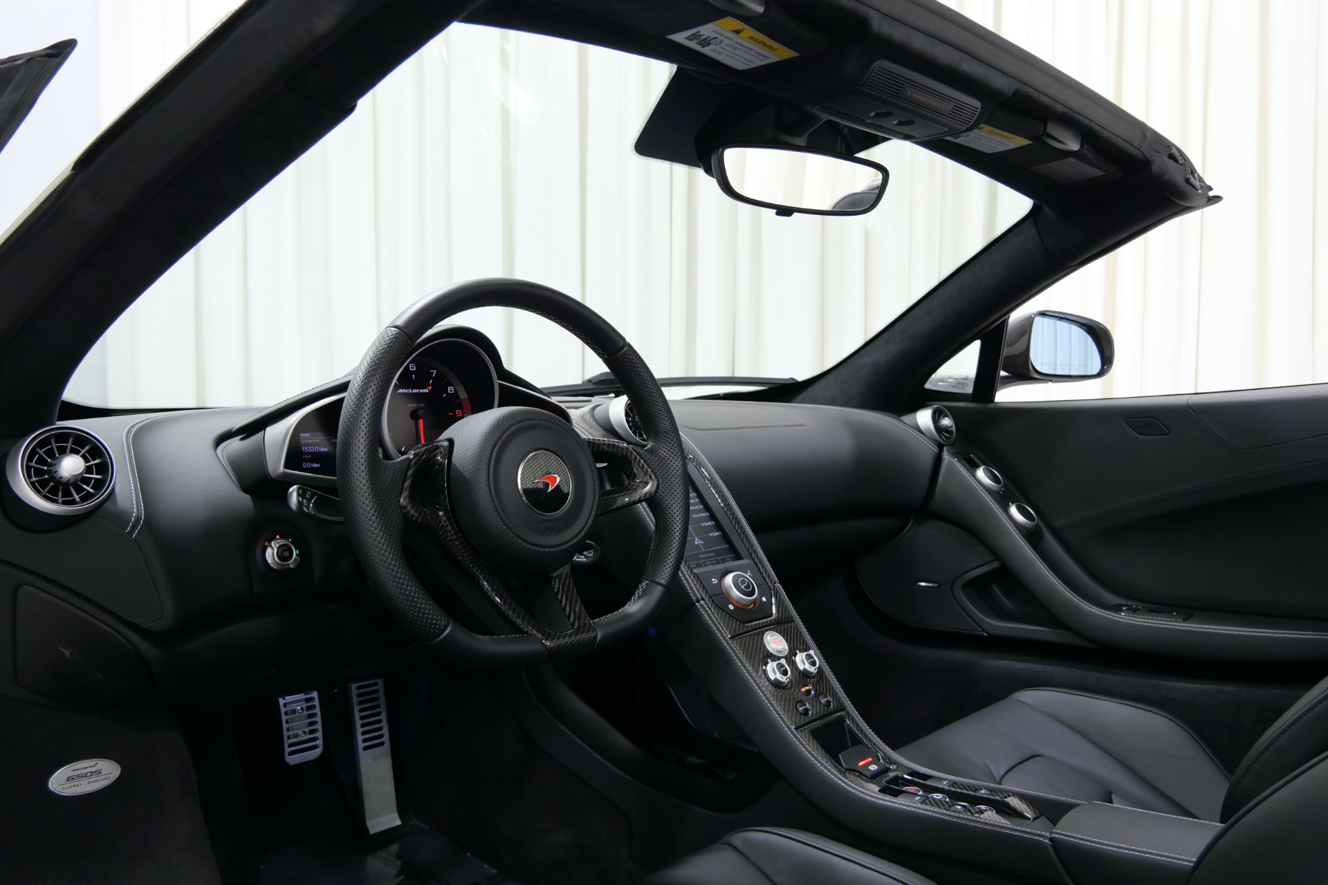 Mclaren 650s Spider Interior