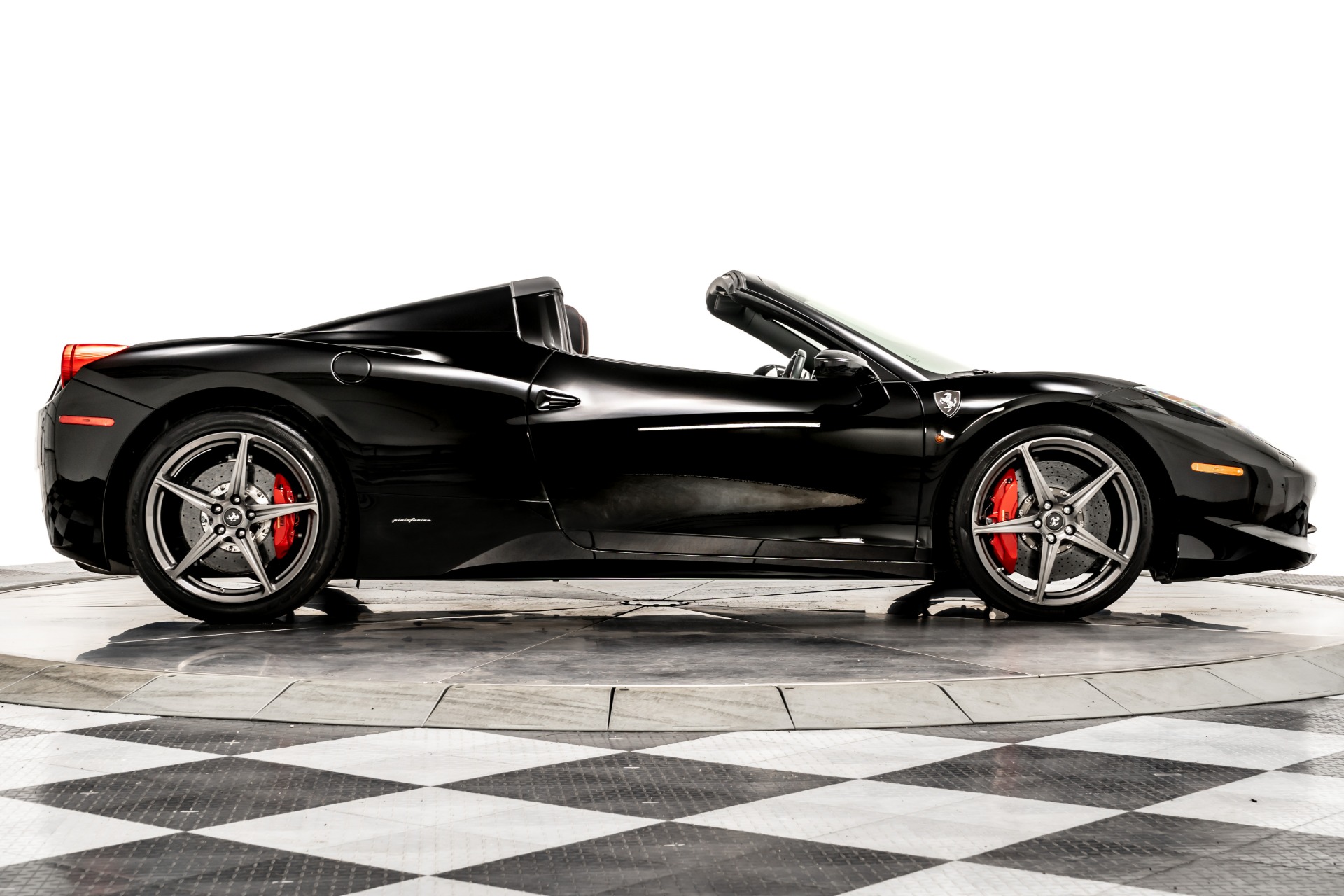 Black Ferrari 458 Convertible