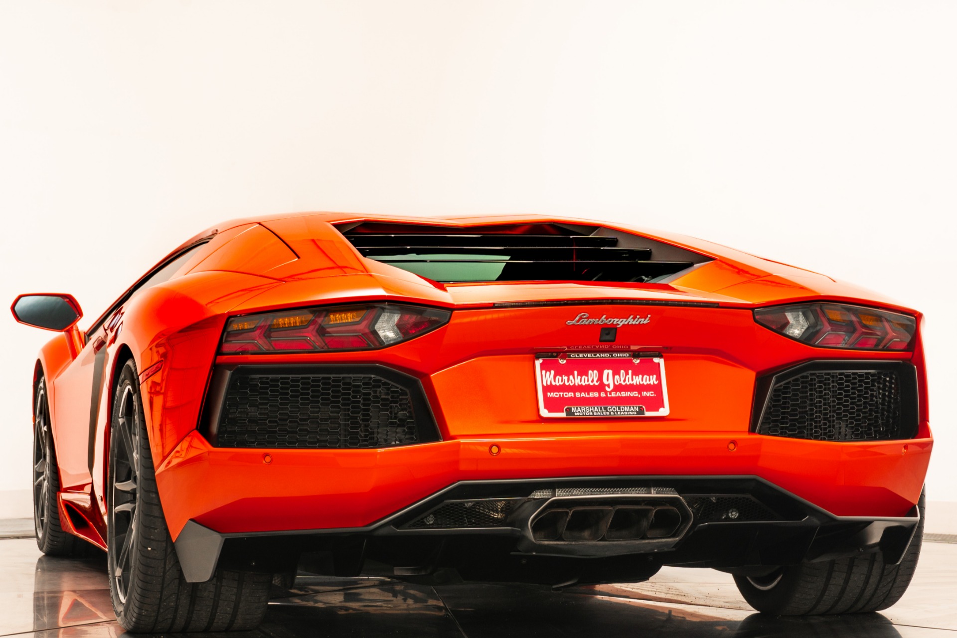 Lamborghini Aventador Back View