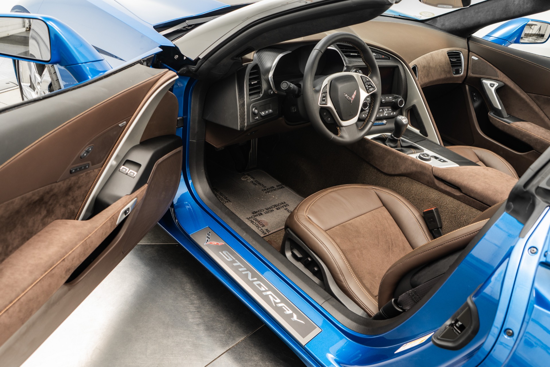 Corvette C7 Blue Interior