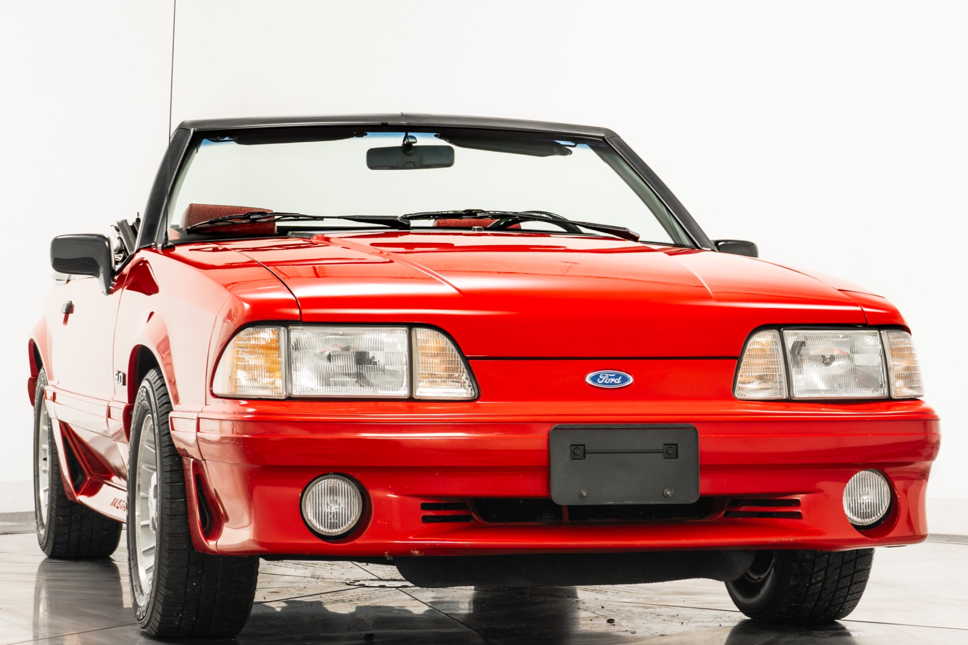 1990 Mustang Red Interior